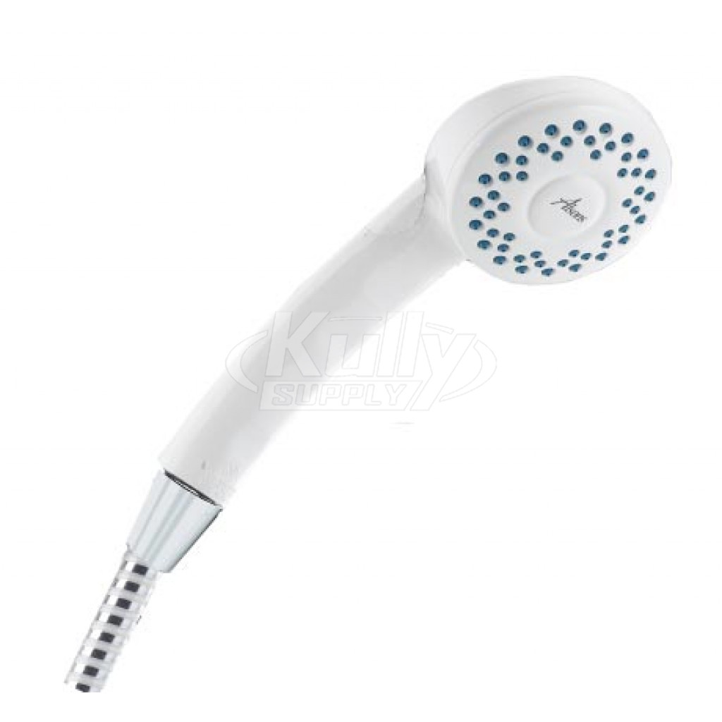 Alsons AL462PB Showerhead, Hand Shower with Push Button - White ...