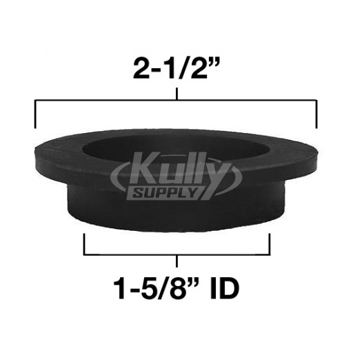 Urinal 1-1/4" Spud Gasket | KullySupply.com