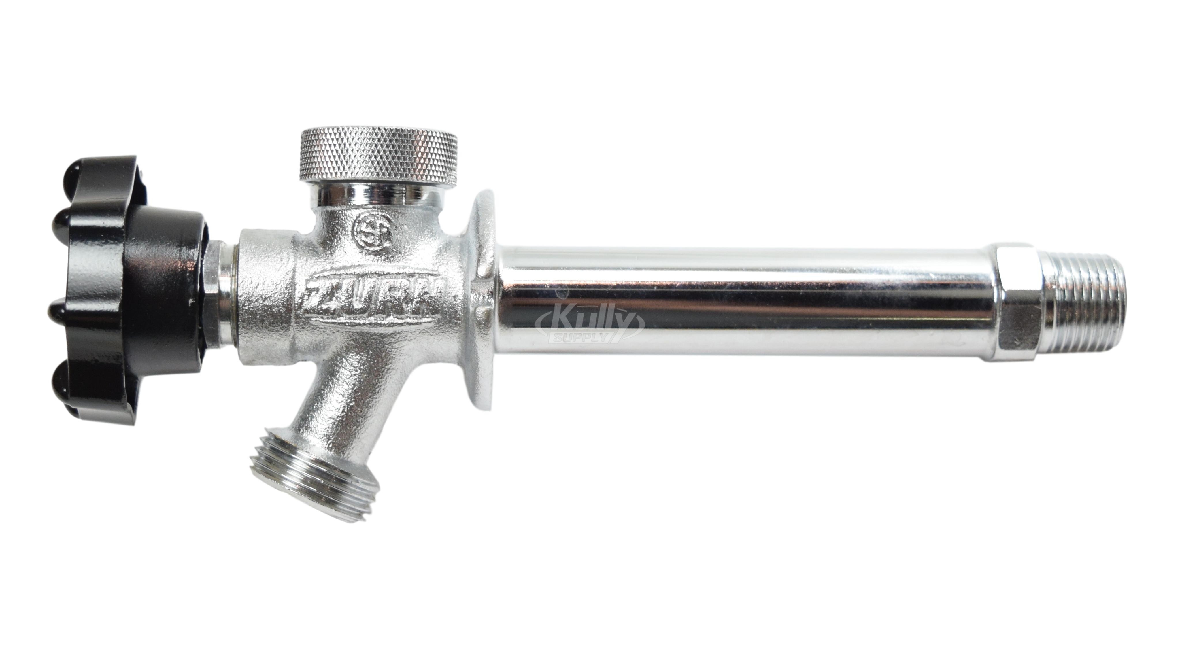 Zurn Z1345-CP3-4 Wall Faucet Hydrant (4 inch wall) | KullySupply.com