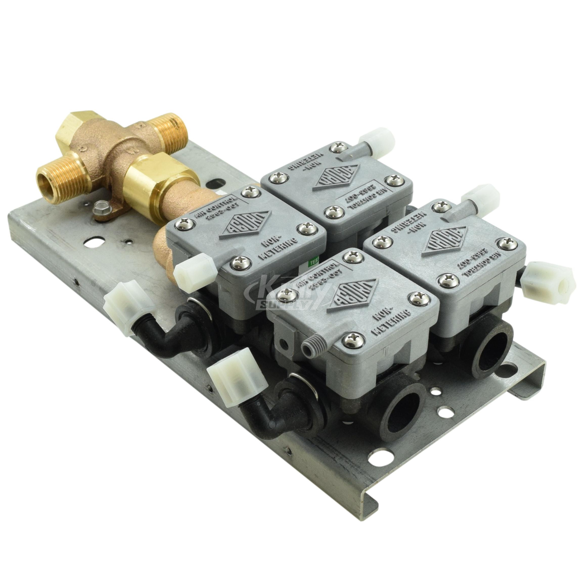 Acorn 2598-214-001 Mxt/P Valve Assembly W/Plate For 4 Station Foot ...