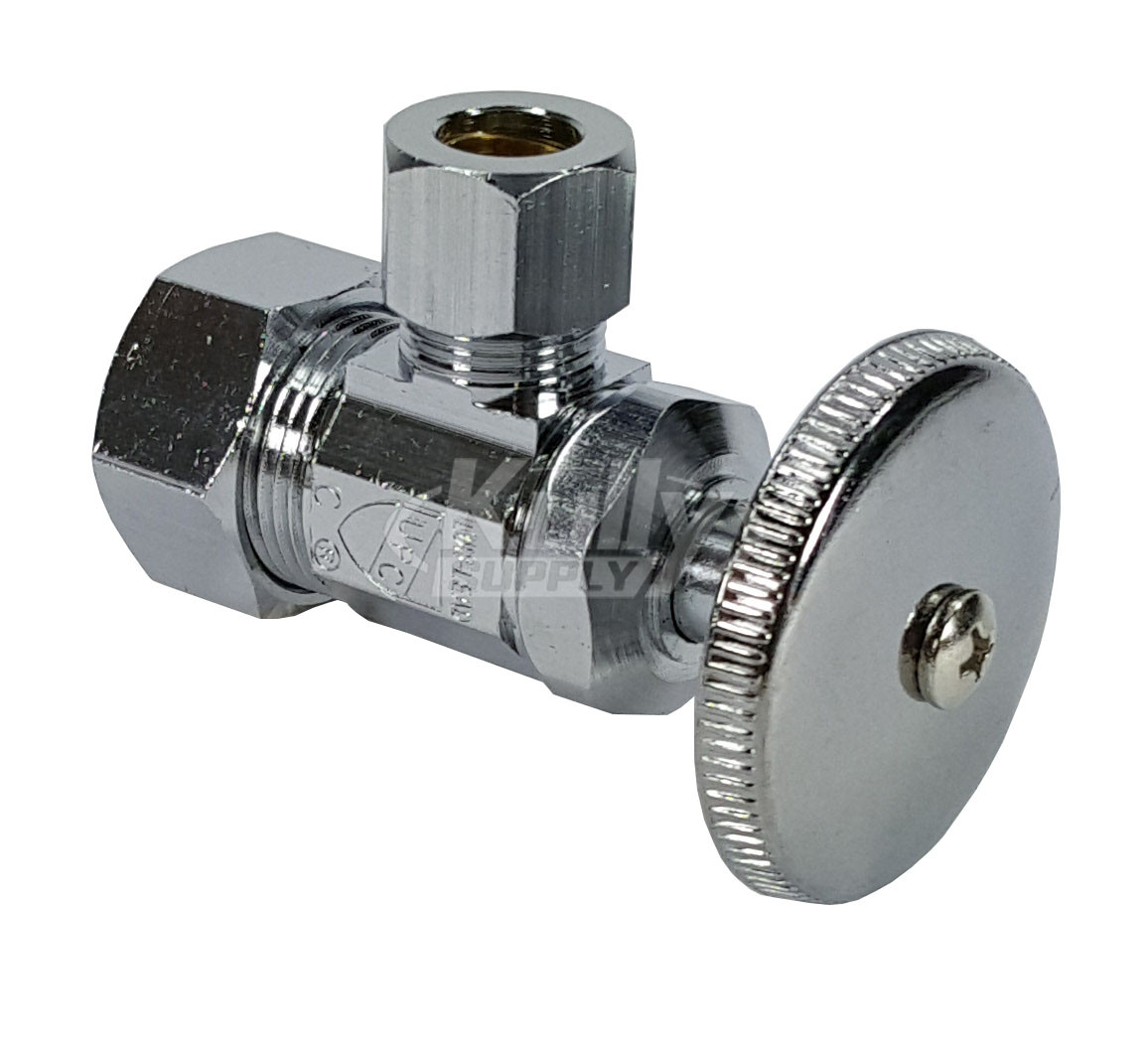 McGuire LFST09 LF Angle Stop, 1/2 Nom Compression x 3/8 | KullySupply.com