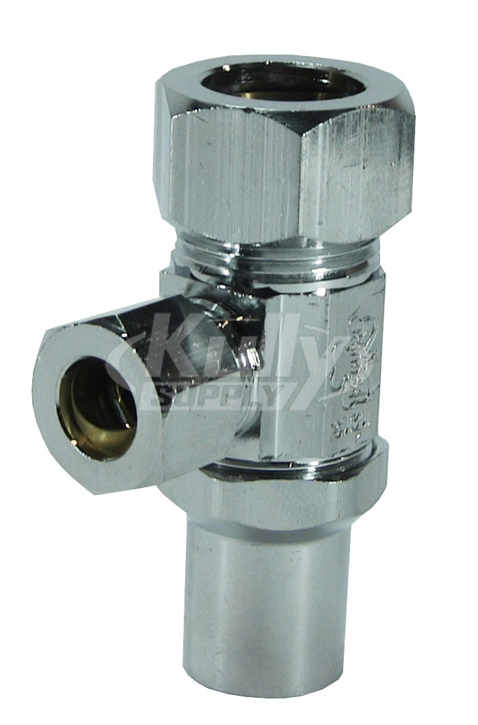 McGuire LFST09LK LF Angle Stop, 1/2 Nom Compression x 3/8 | KullySupply.com