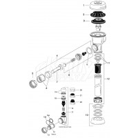 Sloan Flushometer Parts Breakdowns